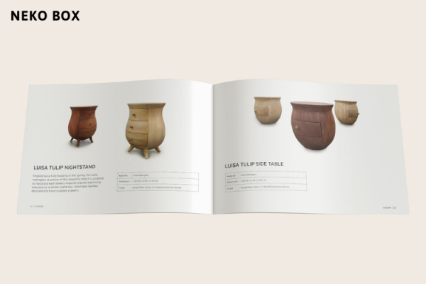 Thiết kế và in Catalogue – Neko Box