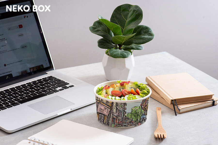 Tô giấy đựng thực phẩm – Neko Box